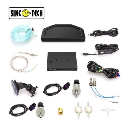 China LCD Screen 12V Autometer Water Temp Gauge Do922 ABS Shell Automotive Oil Pressure Gauge for sale