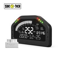 China Sinco Tech 12V Autometer Do922 ABS Shell Car Rpm Meter Auto Boost Gauge for sale