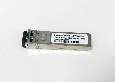 China CISCO Compatible 25G SFP28 Optical Transceiver 1310nm 10KM For SMF ASFP-25G-LR for sale