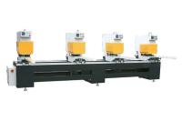 China Window Corner Seamless Welding Machine With Four Head Color PLC Control for sale