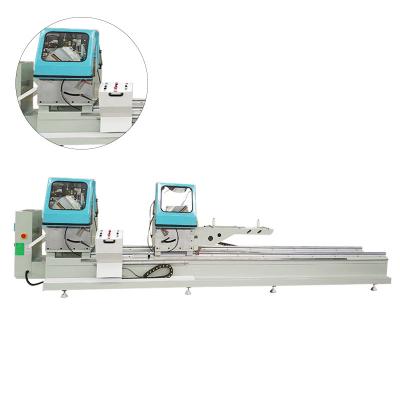 China High Precision CNC Aluminium Door And Window Making Machine Double Head Cutting Saw for sale
