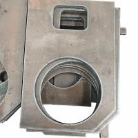 China Black Metal Carbon Steel Sheet Steel Strip Laser Flame Cutting Parts for sale
