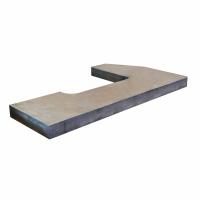 China Carbon Steel Plate Customized Flame Cutting Mechanical Equipment Parts For Steel for sale
