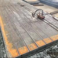 China Black Metal Carbon Steel Plate For Stamping Machine Parts Side Plate Flame Cutting Parts for sale