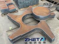 China Premium Carbon 12mm Steel Plate Cut To Size By CNC Flame Cutting Services for sale