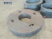China Black Metal Carbon 10mm Steel Plate Cut To Size Stamping Machine Parts Side Plate Flame Cutting Parts for sale
