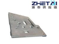 China Black Metal Carbon Steel Plate Flame Cutting Parts Customizable German Standard European Standard American Standard Japanese Standard for sale