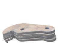 China Durable Steel Plate Cutting Parts Customizable National Standard Material for sale