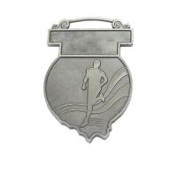 China Ribbon Alloy Badge Trophies Sport Custom Marathon Medals 3d Medals Award for sale