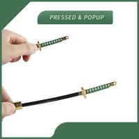 China Tashigi 22CM Zinc Alloy One Piece Sword Keychain Elasitc Moving Sword for sale