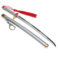 China Smooth Surface 3D Model Keychain Demon Slayer Rengoku Kyoujurou Mini Katana Sword Keychain for sale