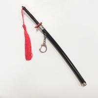 China Custom Metal Mini Toy Sword Keychain Demon Slayer Sword Katana Cosplay for sale