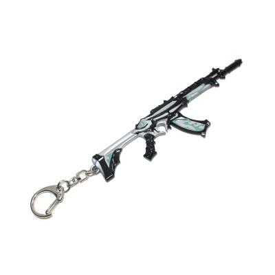 China 12cm Metal Gun Keychain Valorant Reaver Vandal Alloy Game Model Keychains for sale