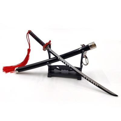 China Custom Outlet Ninja Weapons Knives Swords Keychain Zinc Alloy Material for sale