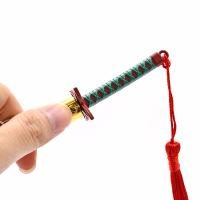 China OEM Anime Sword Keychain Demon Slayer Kochou Shinobu Katana Keychain for sale