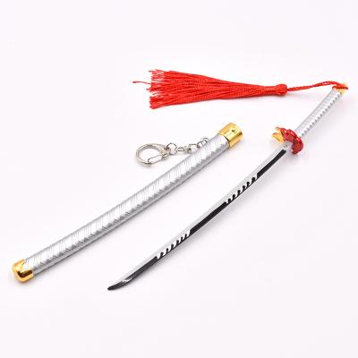 China Kids Game Cosplay Toy Weapon Metal Sword Demon Slayer Hashibira Inosuke for sale
