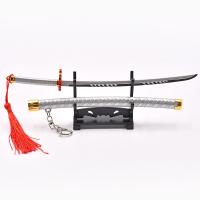 China Kids Game Cosplay Toy Weapon Metal Sword Demon Slayer Hashibira Inosuke for sale