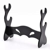 China Eco friendly Painting Metal Craft Accessories Stand Katana Stand Samurai Knife Holder ABS Desk Display Stand for sale