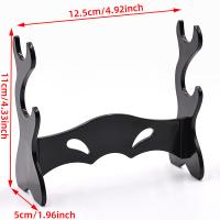 China Eco friendly Painting Metal Craft Accessories Stand Katana Stand Samurai Knife Holder ABS Desk Display Stand for sale