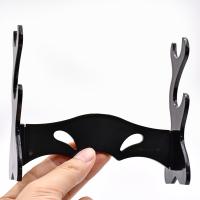 China Eco friendly Painting Metal Craft Accessories Stand Katana Stand Samurai Knife Holder ABS Desk Display Stand for sale