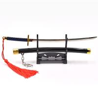 China Mini Toy Katana 3D Model Keychain Devil Slayer Springing Sword Model for sale
