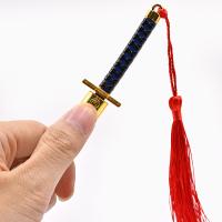 China Mini Toy Katana 3D Model Keychain Devil Slayer Springing Sword Model for sale