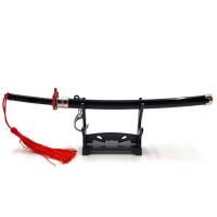 China Metal Alloy 3D Model Keychain Kids Game Cosplay Toy Weapon Metal Sword Demon Slayer Tanjiro for sale