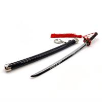 China Anime Sword 3D Model Keychain Metal Toy In Japan Slayer Tanjiro Third Generation Katana Keychain for sale