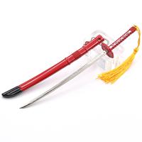 China 22cm Anime Sword Keychains Cosplay Toy Weapon Metal Sword for sale