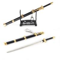 China Ancient Chinese Famous Sword 3D Model Keychain Zhan Lu Model for sale