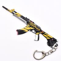 China Famous Game Volrant Metal Gun Keychain 12cm Champions Vandal Metal Keychain Gun Shaped Keyring for sale