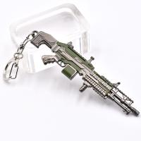 China Game Character Mini Metal Gun Models APEX Hero Spitfire Light Machine for sale