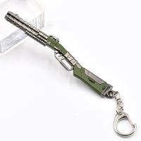 China 11cm Metal Gun Keychain APEX Hero Peace Defender Shot Gun Models Toy Metal Mini Keychain for sale