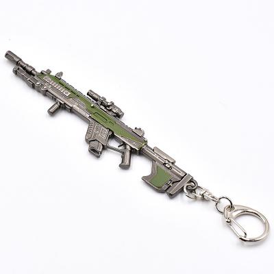China 3D Mini Metal Gun Keychain Hero Longbow Precision Sniper Toy for sale