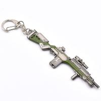 China Environmentally Friendly Metal Gun Keychain APEX Hero G7 Scout Gun Model Toy for sale