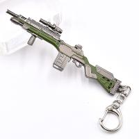 China Environmentally Friendly Metal Gun Keychain APEX Hero G7 Scout Gun Model Toy for sale