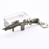 China Environmentally Friendly Metal Gun Keychain APEX Hero G7 Scout Gun Model Toy for sale