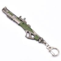 China 3D  Zinc Alloy Metal Gun Keychain APEX Hero Ao Dog Shotgun Model Toy for sale