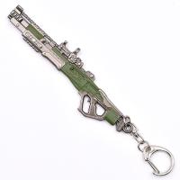 China 3D  Zinc Alloy Metal Gun Keychain APEX Hero Ao Dog Shotgun Model Toy for sale