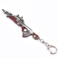 China Metal Game Gun Item Mini Keychain Toy Apex VK47 Assault Rifle Model for sale