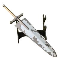 China OEM Asta Sword Keychain Inspired By Hot Japen Anime Black Clover Gift For Video Game Lover for sale