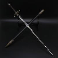 China Thrones Sword Model Needle Metal Sword Keychain Toy Ornaments For Boyfriend Gifts 30Cm for sale
