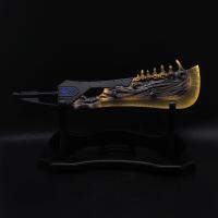 China 30Cm Toys Metal Sword Accessories Game Cosplay Monster Hunter Metal Sword Model for sale