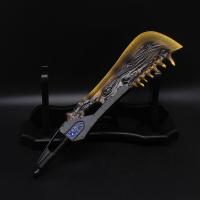 China 30Cm Toys Metal Sword Accessories Game Cosplay Monster Hunter Metal Sword Model for sale