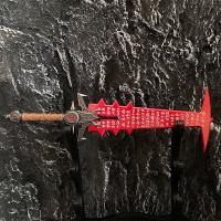 China Doom Eternal Crucible Sword 3d Printed For Cosplay Metal Sword Keychain Toys for sale