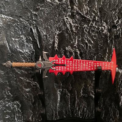 China Doom Eternal Crucible Sword 3d Printed For Cosplay Metal Sword Keychain Toys for sale