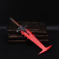 China Doom Eternal Crucible Sword 3d Printed For Cosplay Metal Sword Keychain Toys for sale