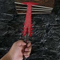 China Doom Eternal Crucible Sword 3d Printed For Cosplay Metal Sword Keychain Toys for sale