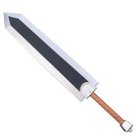 China Berserk Dragon Dragonslayer Greatsword Guts Sword Metal Cosplay Weapon Prop Display Stand for sale