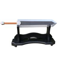 China Berserk Dragon Dragonslayer Greatsword Guts Sword Metal Cosplay Weapon Prop Display Stand for sale